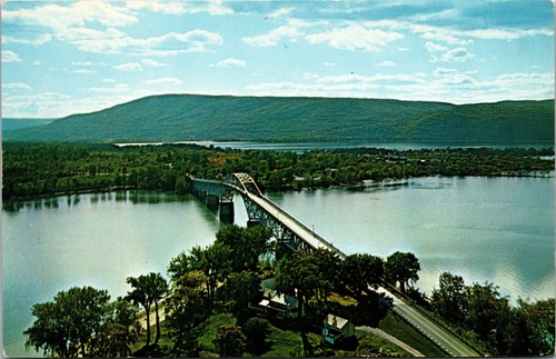 Lake Champlain Toll Bridge Chimney Point VT Crown Point NY Postcard ...