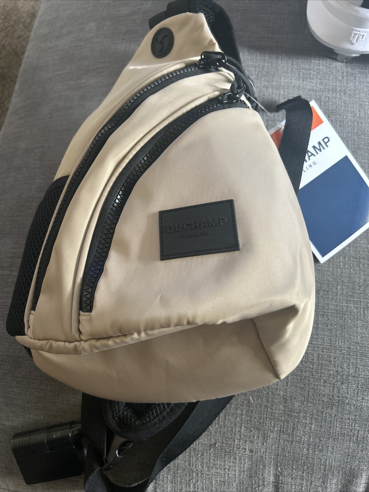 DuChamp of London Rubberized Sling Bag | eBay