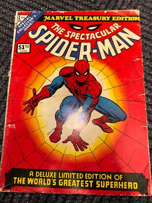 Marvel Treasury Edition #1 Spectacular Spider-Man 1974 VG | eBay