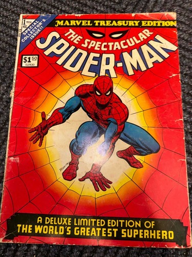 Marvel Treasury Edition #1 Spectacular Spider-Man 1974 VG | eBay