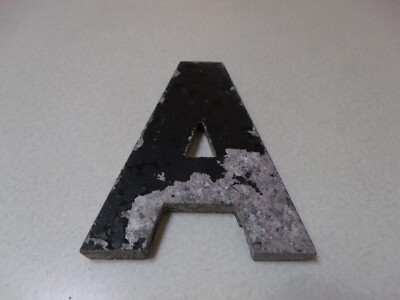 VINTAGE WAGNER SIGN SERVICE MARQUEE ALUMINUM LETTER A 6 INCH TALL | eBay