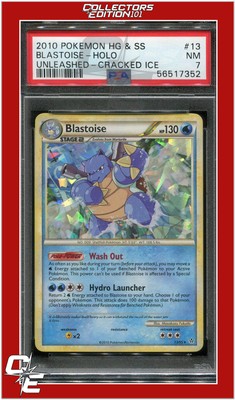 Unleashed 13 Blastoise Holo Cracked Ice PSA 7 | eBay
