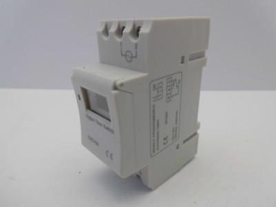 THC15A 110 VOLT DIN RAIL MOUNTED DIGITAL TIMER TIMESWITCH 7 DAY 24 HOUR ...