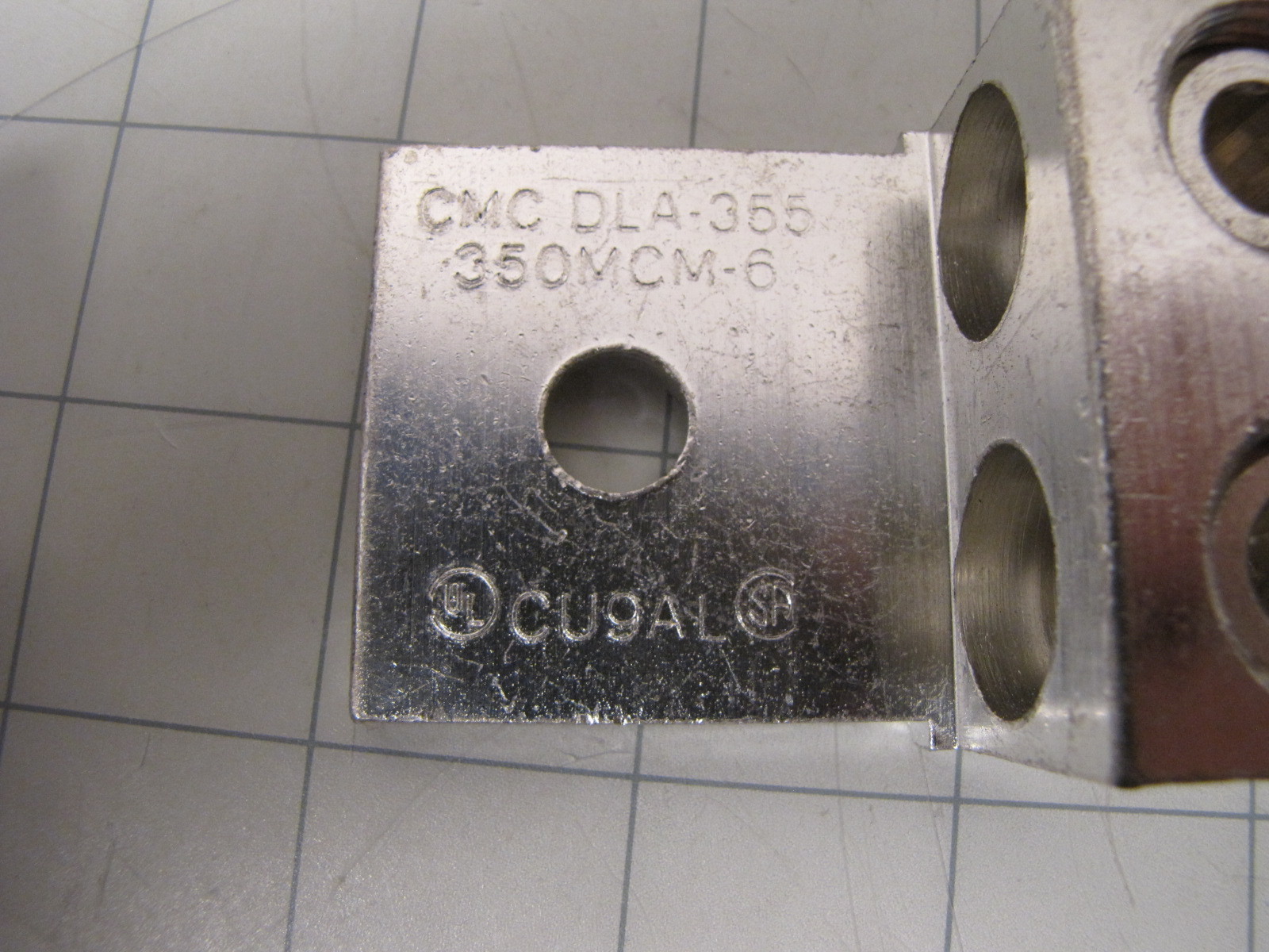 3-Pieces CU9AL CMC DLA-355 Terminal Lug & 1 - Clamp NEW | eBay