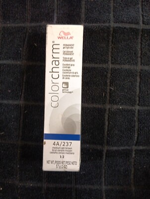 Wella Color Charm Gel Tube 2oz - 237/4A Medium Ash Brown -(J46) | eBay