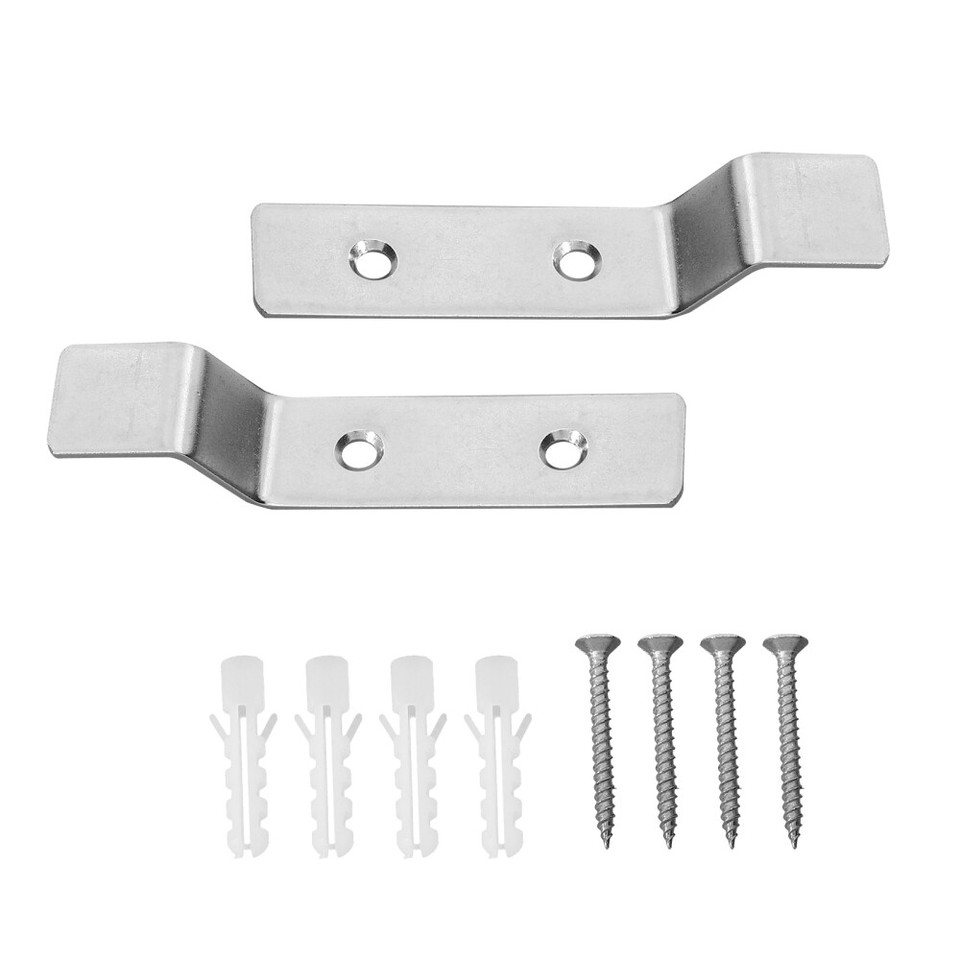 2 Sets Wall Mounted Urinal Hook Urinal Screen Bracket Urinal Support ...