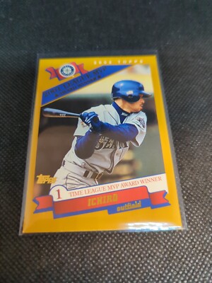 2002 Topps Ichiro Suzuki 2001 League MVP Award Winner #716 Seattle | eBay