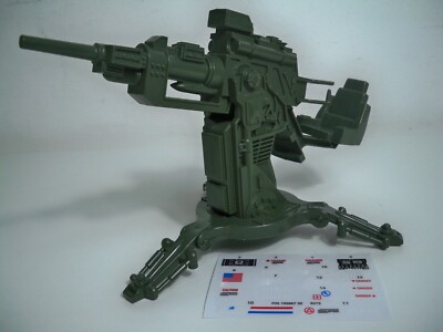 K199982 FLAK ATTACK CANNON W REPRO DECALS GI JOE 100% COMPLETE 1982 ...