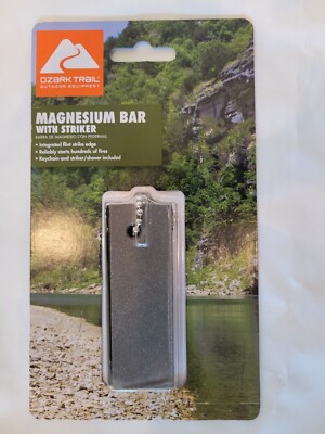 Fire Starter - Magnesium Bar with Striker | eBay