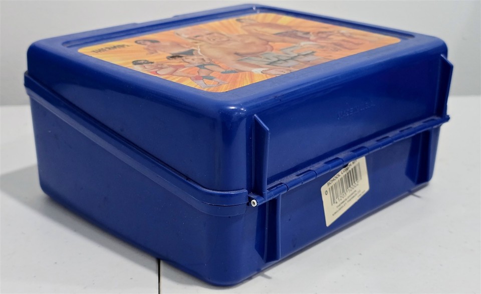 J-375 VINTAGE 1980'S THERMOS WWF HULK HOGAN HULKAMANIA PLASTIC LUNCHBOX ...