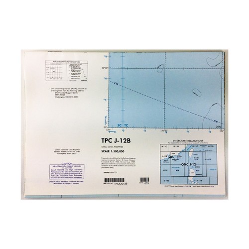 U.S. National Imag Historical B Tactical Pilot Chart J-12B - China, Ja ...