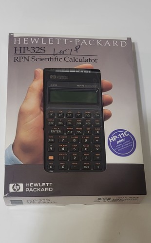 Hewlett Packard HP-32S RPN Scientific Calculator New Open Box SALE | eBay