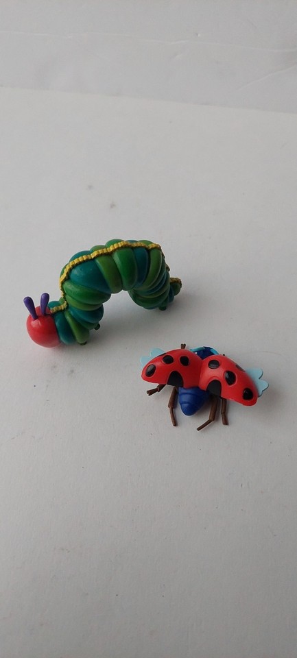 The Very Hungry Caterpillar & Ladybug PVC Toy Figure Cake Topper Eric ...