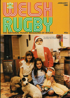 WELSH RUGBY MAGAZINE JANUARY 1980, EBBW VALES, CROESYCEILIOG, CWMTAWE ...