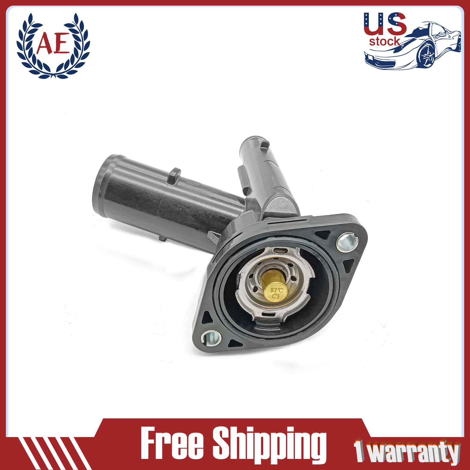 Coolant Water Inlet Thermostat Housing for Toyota Camry Avalon Highla ...