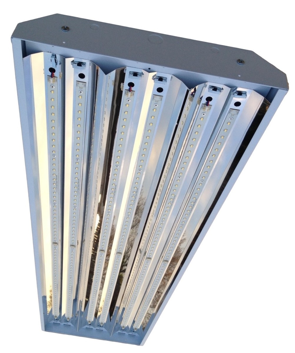 6 Lamp T8 High Bay Vapor Tight Fixture 240W Corvus II Series LED