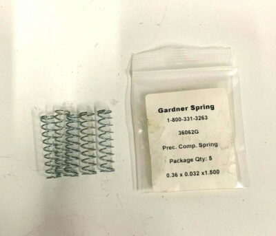 Gardner Spring 36062G Precision Compression Spring 0.36x0.032x1.500 ...