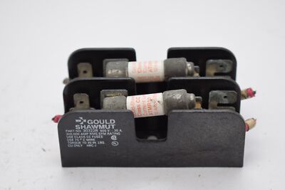 Gould Ferraz Shawmut 30322R Fuse Block W/ ATMR10 Fuses | eBay