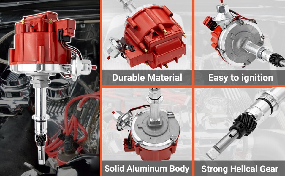 HEI Ignition Distributor for Chevrolet GMC Inline 6 Cylinder 230 250 ...