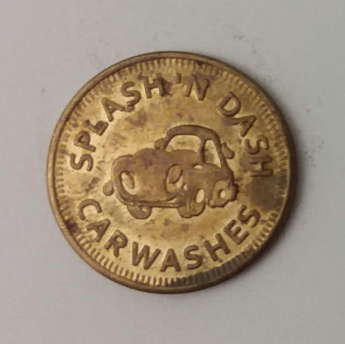 Splash 'N Dash Car Wash Coin Token 25mm | eBay