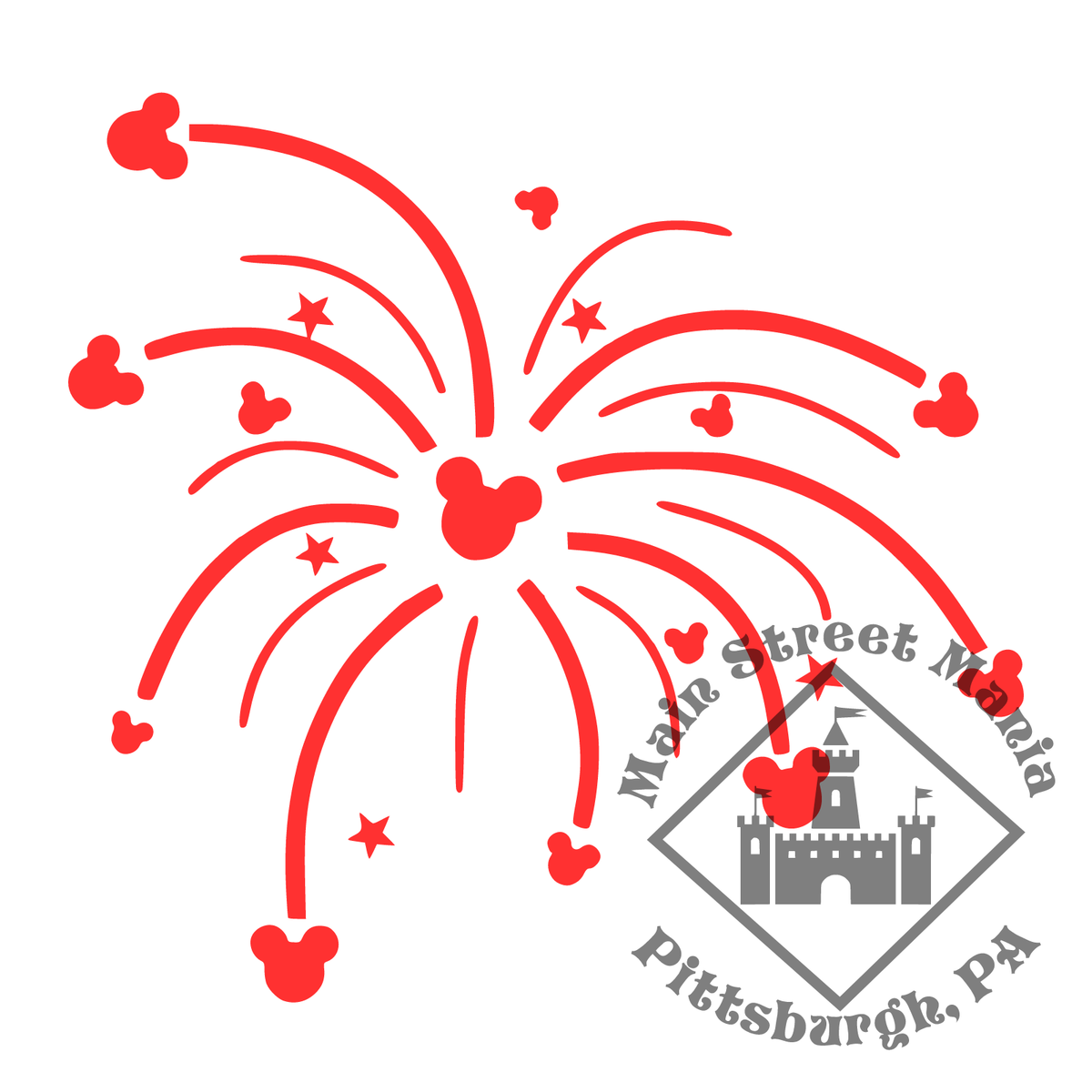Disney Fireworks Clip Art