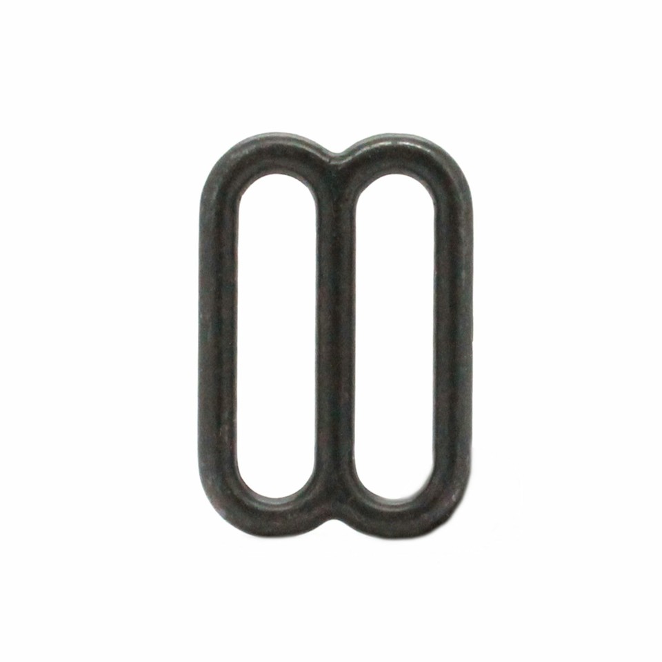 Double Loop Strap Metal Adjuster 1 Inch Black Plate 20010-13 | eBay