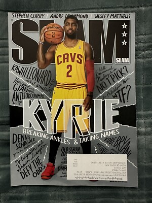 2015 March SLAM Magazine KYRIE IRVING Cleveland Cavs w/Anthony Davis ...