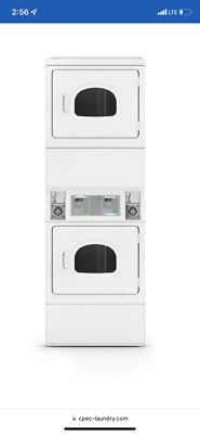 Huebsch Gas White Stack Dryers with card readers | eBay