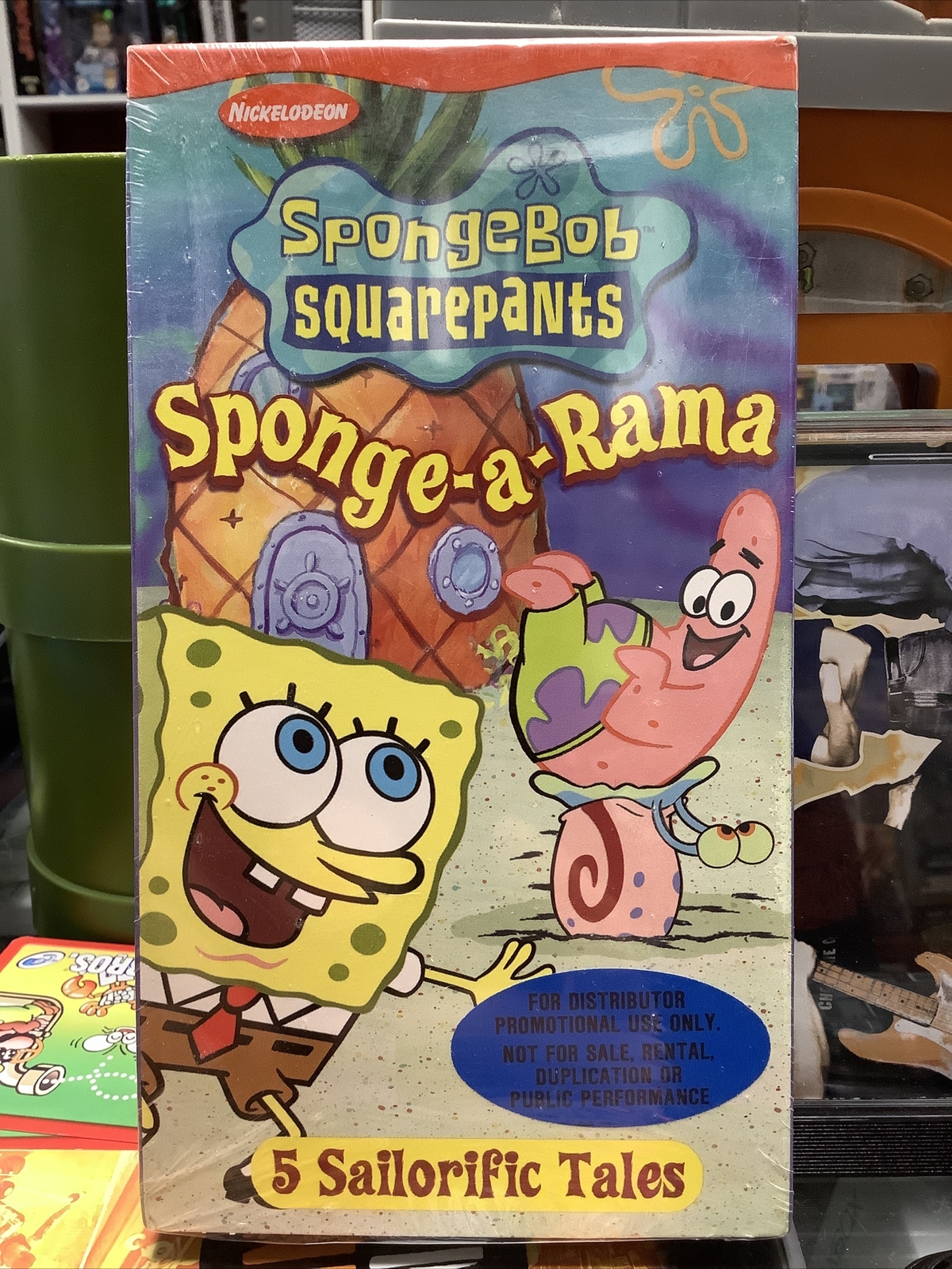 Spongebob Squarepants VHS Sponge-A-Rama 2003 Nickelodeon Rare Promo ...