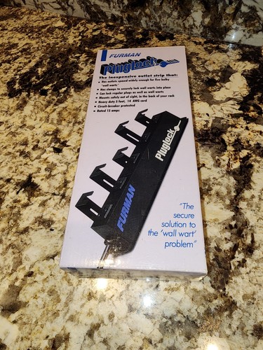 Furman PLUG LOCK 5-Outlet 12 Amp Locking Power Strip | eBay