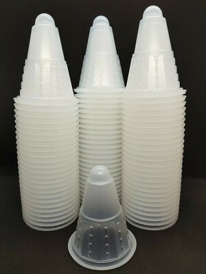 Retro Disposable Plastic Screwball Cup Cone Tubs Ice Cream BubbleGum ...