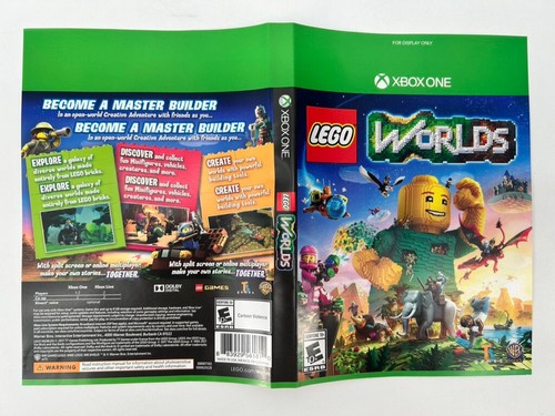 Lego Worlds Xbox One GameStop Promotional Display Artwork | eBay