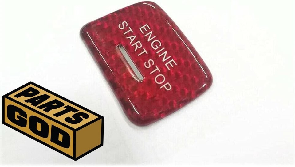 Corvette C7 Real Carbon Fiber Push to Start Button Cover fits 2014-2019 ...