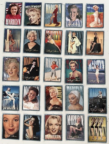 1993 Collector Marilyn Monroe Trading Cards Complete Set Of 100 Sports ...