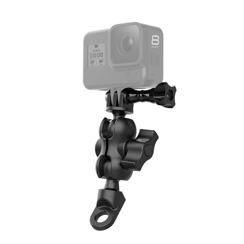 Rotation Action Camera Mount Adapter Action Camera Motorcycle Rear-View ...