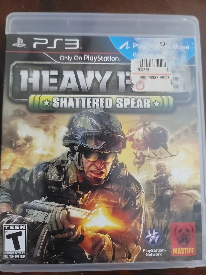 Heavy Fire: Shattered Spear (PS3 Sony Playstation 3) - Complete CIB VGC ...