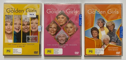 The Golden Girls DVD Season 1 3 5 TV Show Series Region 4 PAL Comedy ...