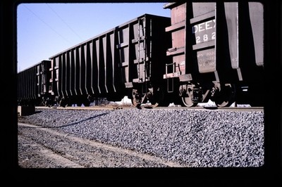 Railroad Slide - DEEX Detroit Edison Hopper Cars Freight Train 1981 ...