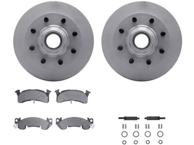 For 1979-1989 GMC P2500 Brake Pad and Rotor Kit Front Dynamic Friction ...