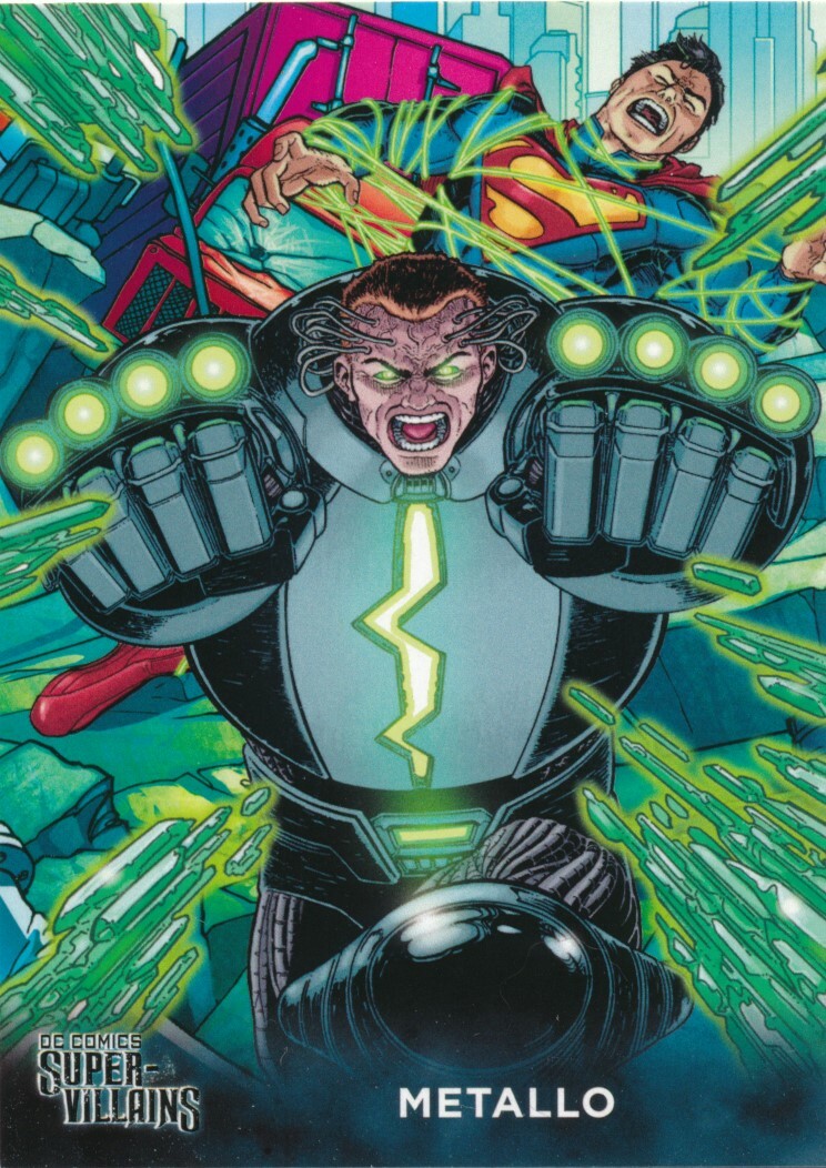 #41 METALLO 2015 Cryptozoic DC Super Villains SUPERMAN | eBay