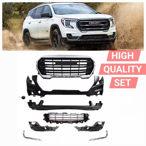 2022-2024 GMC Terrain Front Bumper Cover Upper Lower Grille For ...