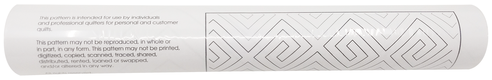 Quilt Pantograph Square Quilting Stencil Longarm Pantographs Geometric ...