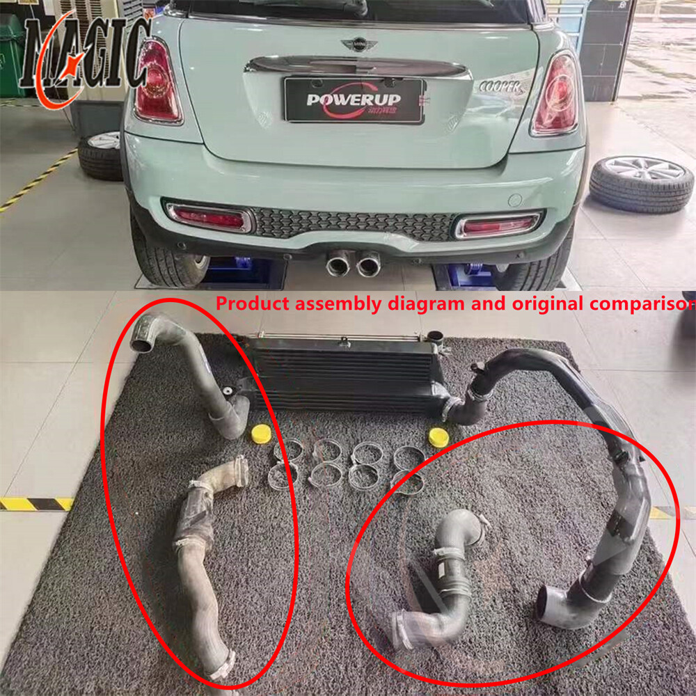 Intercooler Charge Pipe Kit For Mini Cooper S JCW R55 R56 R57 R58 R59 ...