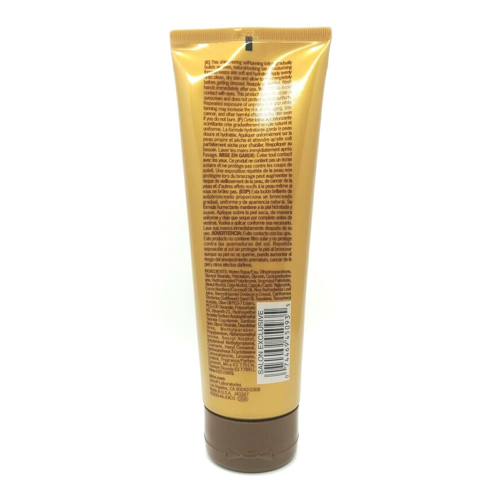 Joico Gradual Self-Tanner Skin Luxe Golden Shimmer Moisturise Nourish ...