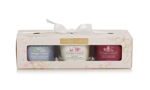 Yankee Candle Gift Set 3 Filled Votive - Perfect Spring/Summer Gift ...