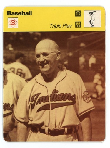 Bill Wambsganss Triple Play- Baseball Sportscasters Card-LAMINATED | eBay