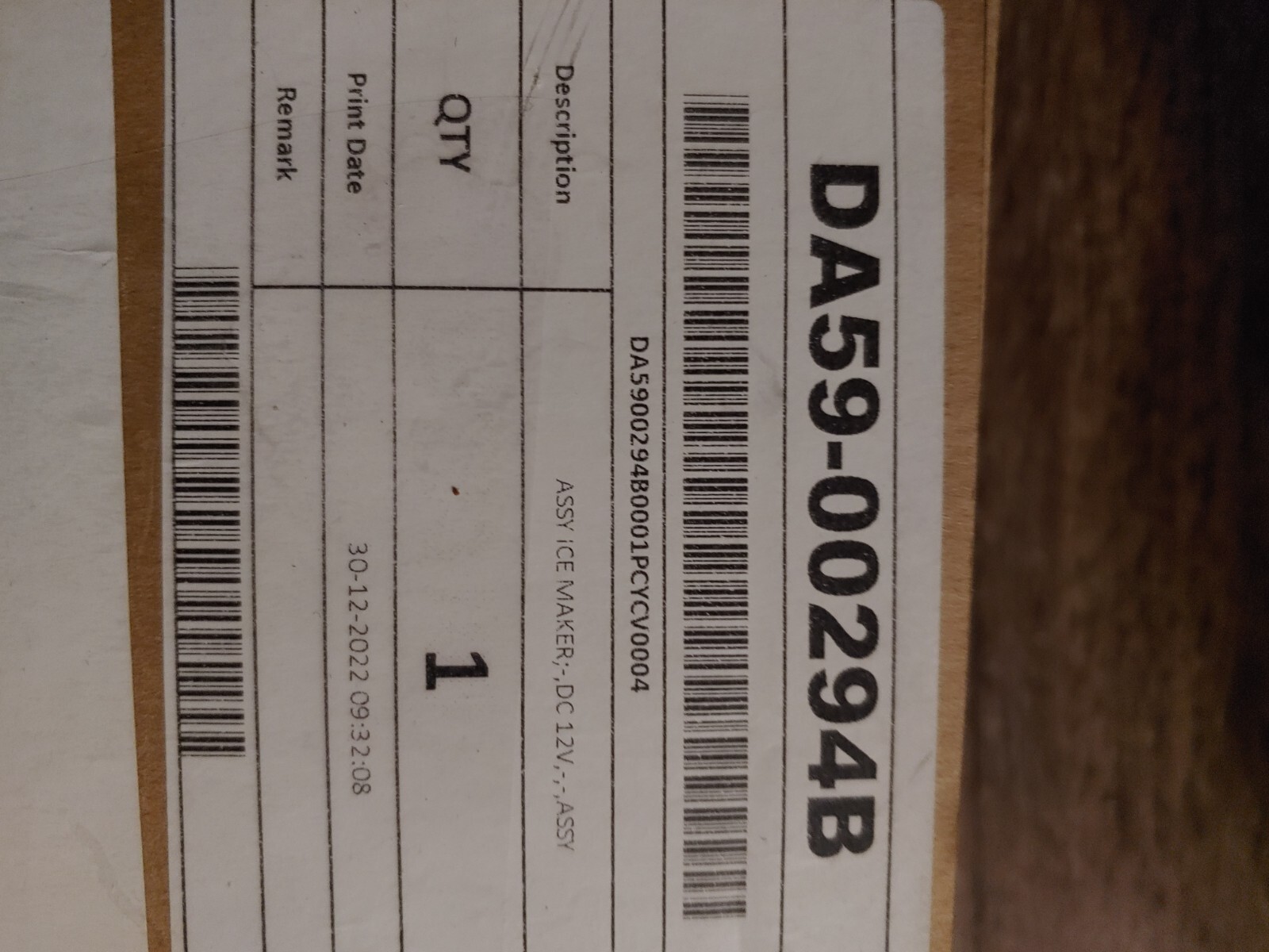 DA59-00294B Samsung Refrigerator Ice Maker Control Module | eBay