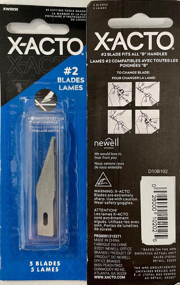 X-ACTO Replacement Knife Blades #2 #11 #11M #28 Z-Series 5 Pack ~ YOU ...