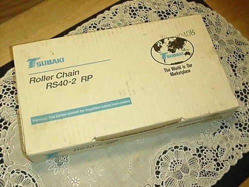 Tsubaki RS40-2 RP Roller Chain 10 Feet / 3.048m 240 Links, RS40-2-RP ...