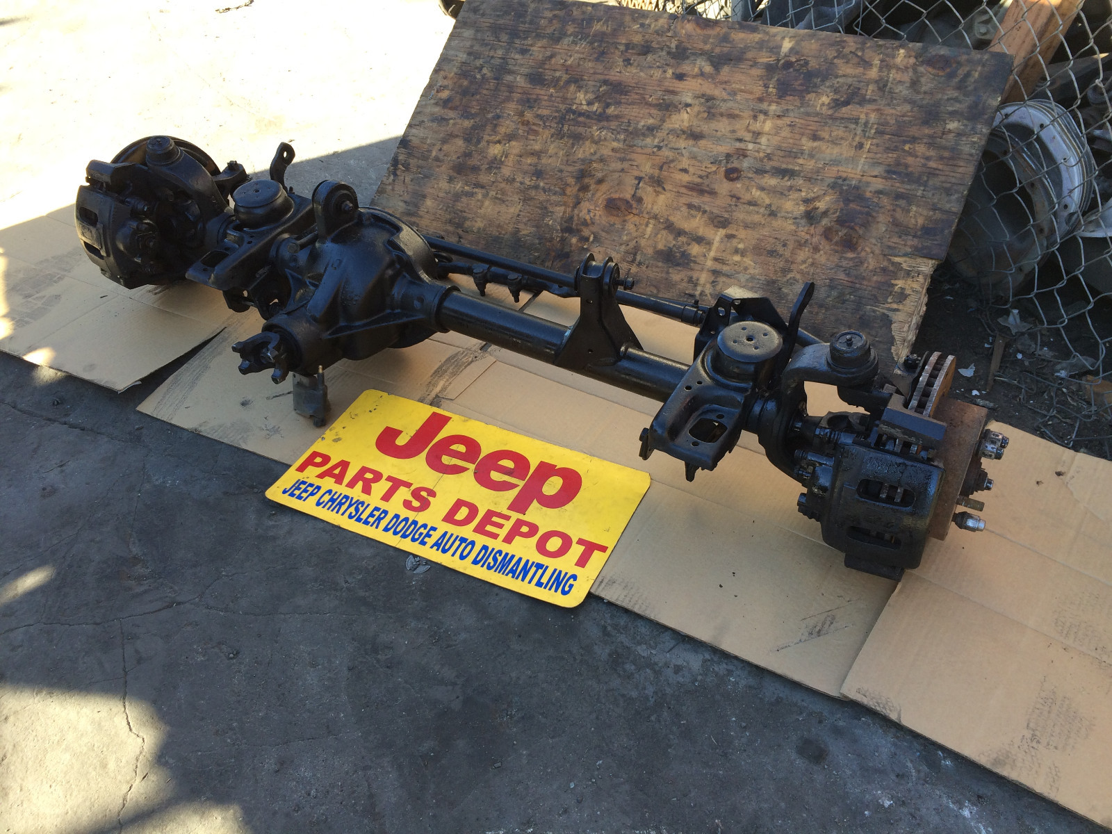 1997-2006 JEEP WRANGLER TJ OEM FRONT DIFFERENTIAL ASSY COMPLETE AXLE ...